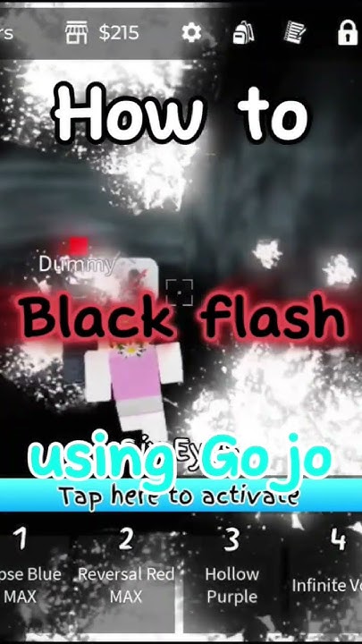 How to black flash using gojo#roblox#fypシ#fy#fypシ゚#fypシ゚viral#jujutsushenanigans#satorugojo#edit ...