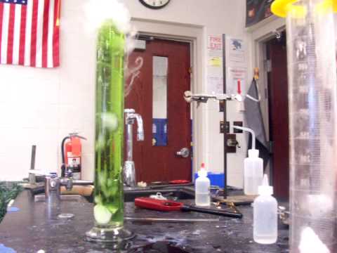 Universal Indicator with Dry Ice 0809 #3- Base to Acid - YouTube