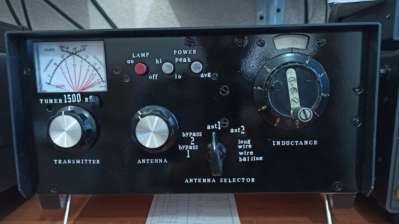Самодельный антенный тюнер (по образу mfj 989c) - YouTube