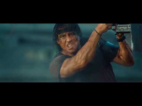 Rambo 4 machine gun scene FUNNY REMIX