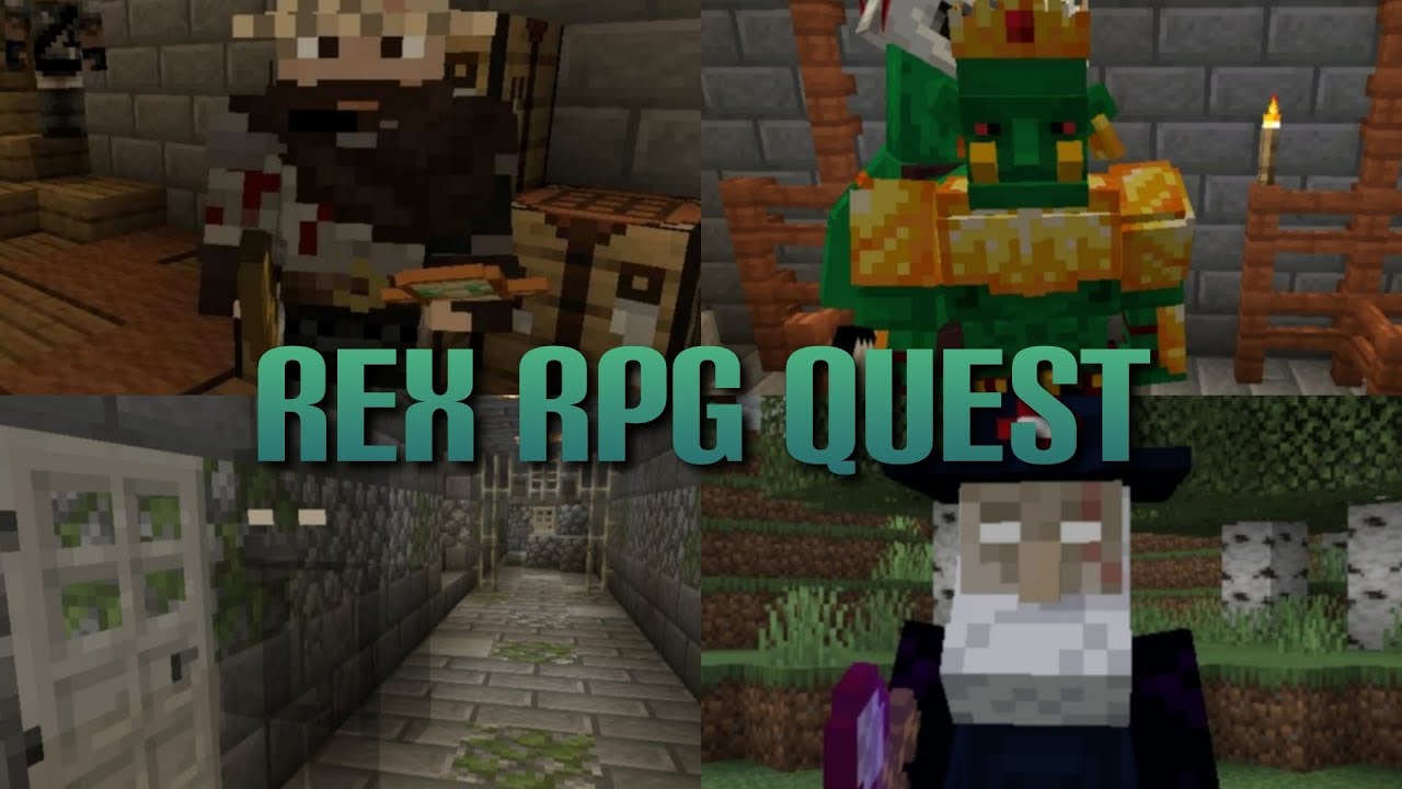Minecraft Rex RPG Quest Modu - YouTube