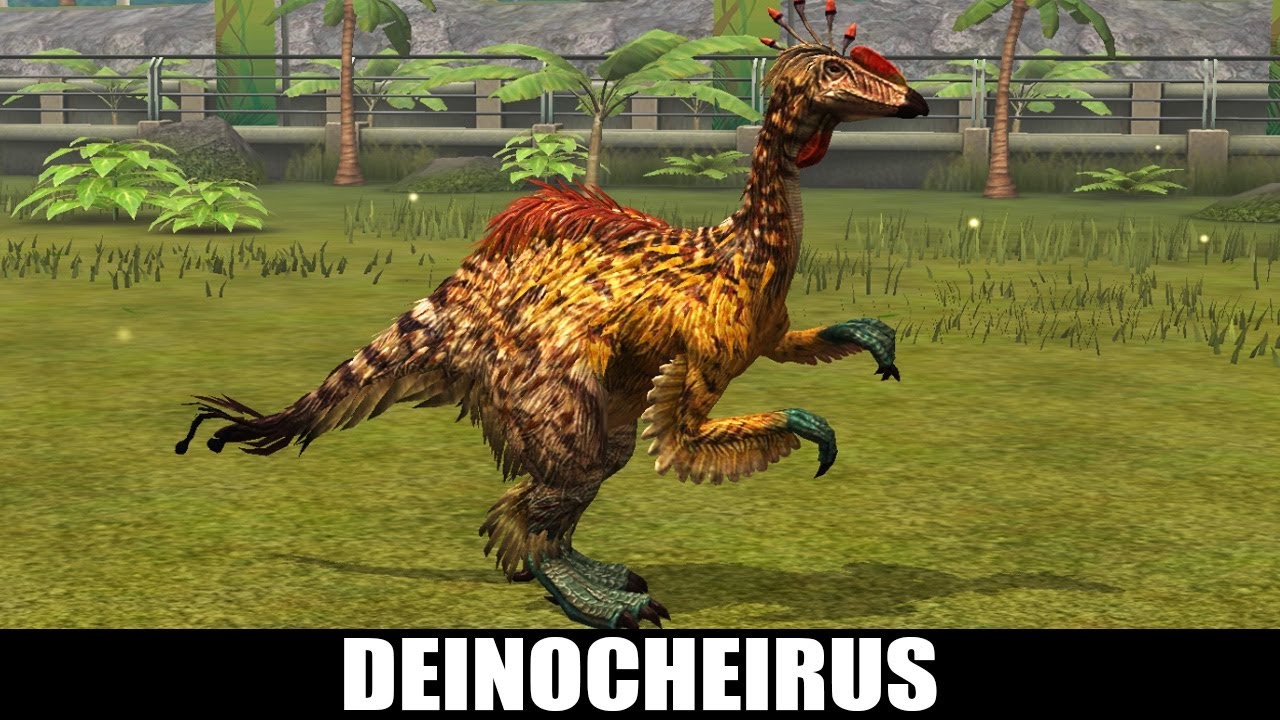 DEINOCHEIRUS MAX LEVEL 40 - Jurassic World The Game - YouTube