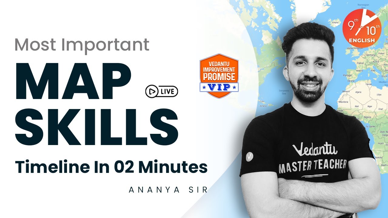 🗺️Most Important Map Skills Timeline in 2 Minutes For CBSE Class 10 SST ...