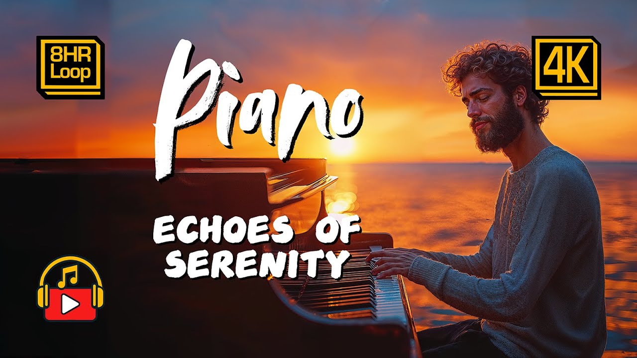 Soothing Piano Music • 8-Hour Loop | Beautiful Collection • Echoes of ...