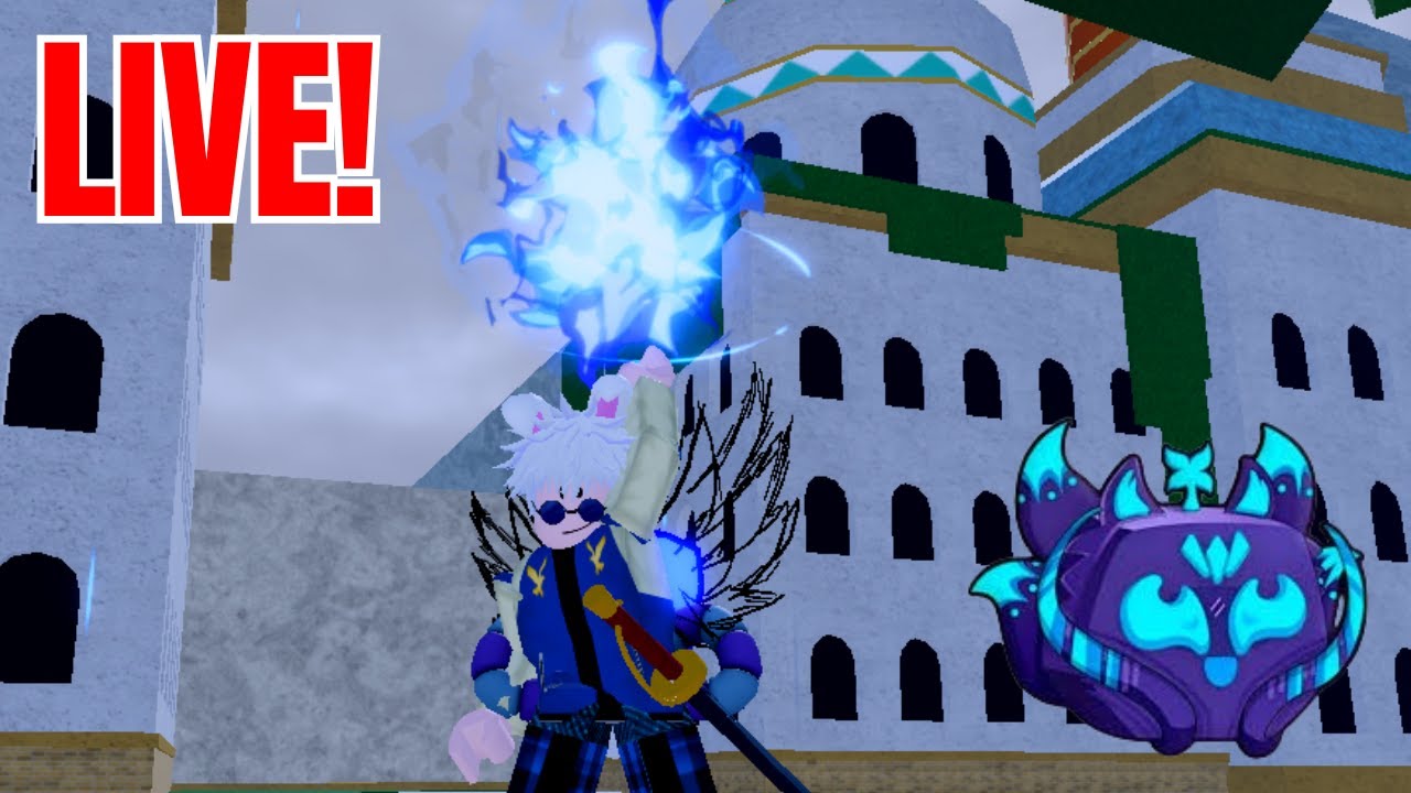 SOLO LEVELING SAMPAI MAX LEVEL PAKAI BUAH KITSUNE DI BLOX FRUITS SEA 3 ...