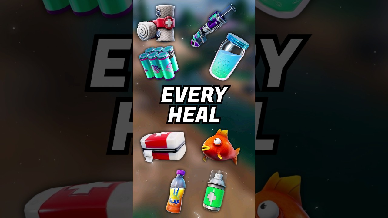 Rating EVERY Heal in Fortnite Part 1 - YouTube