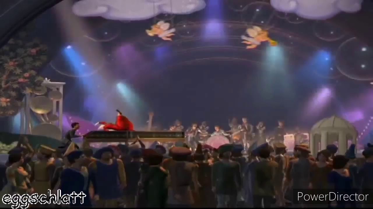 shrek 2 final fight but with giornos theme - YouTube