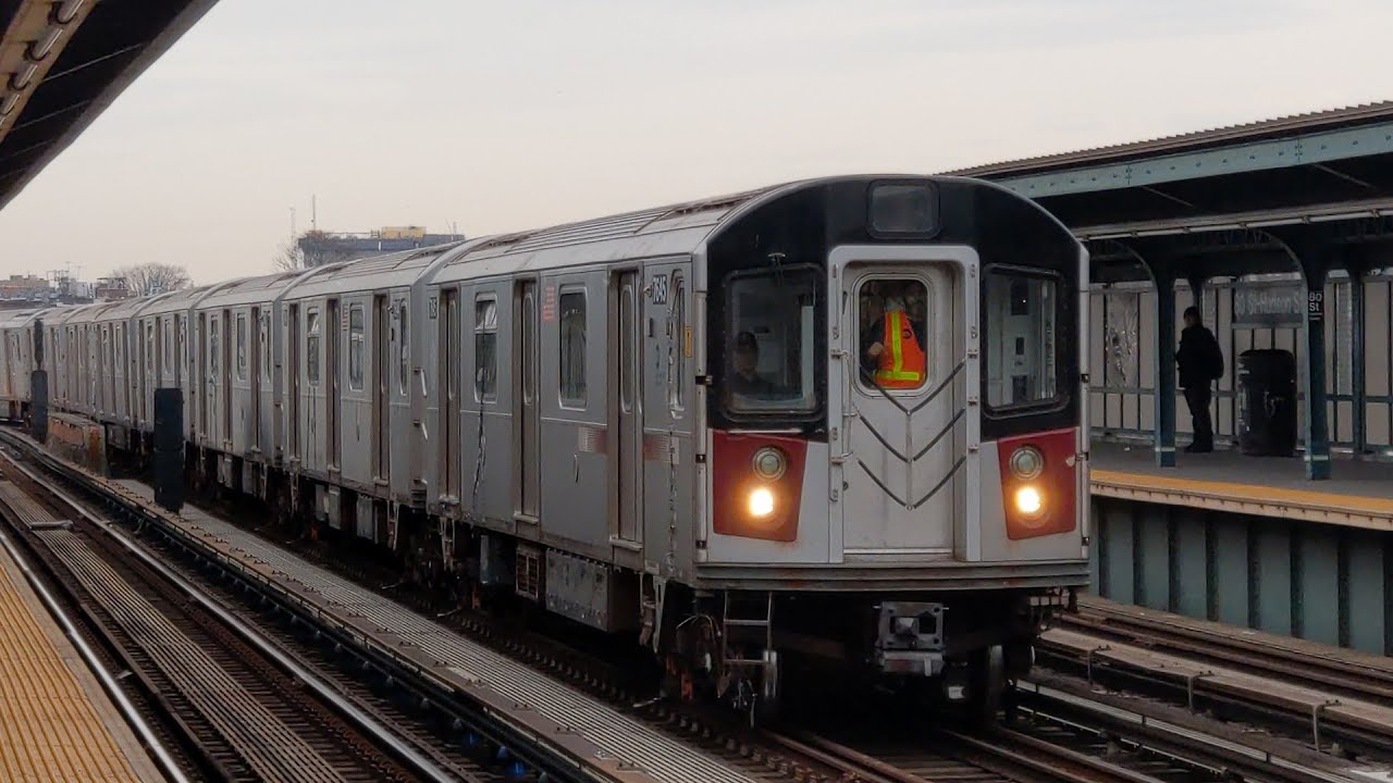 NYC Subway: R142A Test Train via the A Line at 80 St and Aqueduct N ...