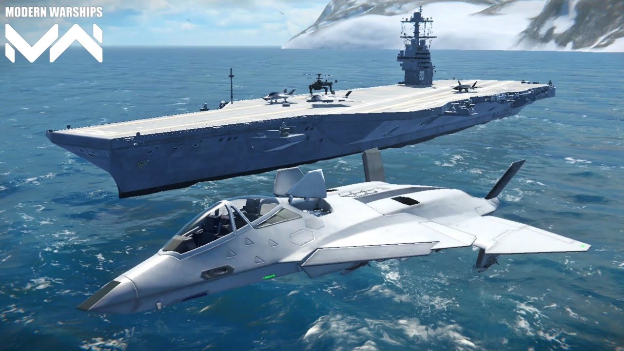 Modern Warships: F-45 KILLSWITCH with USS ENTERPRISE CVN-80 in action ...