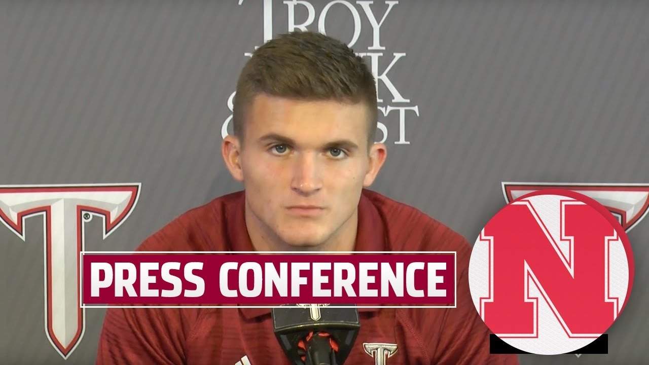 Troy Football Press Conference (Players) - Nebraska Game - YouTube