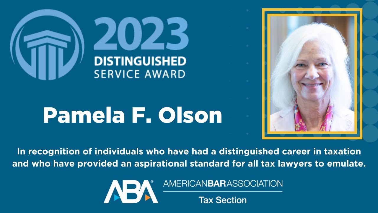 2023 Distinguished Service Award Recipient Pam Olson - YouTube