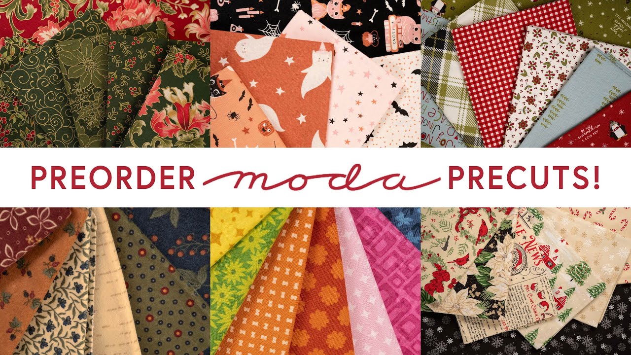 Moda Precuts Fall 2025 Available to Preorder at Shabby Fabrics - YouTube