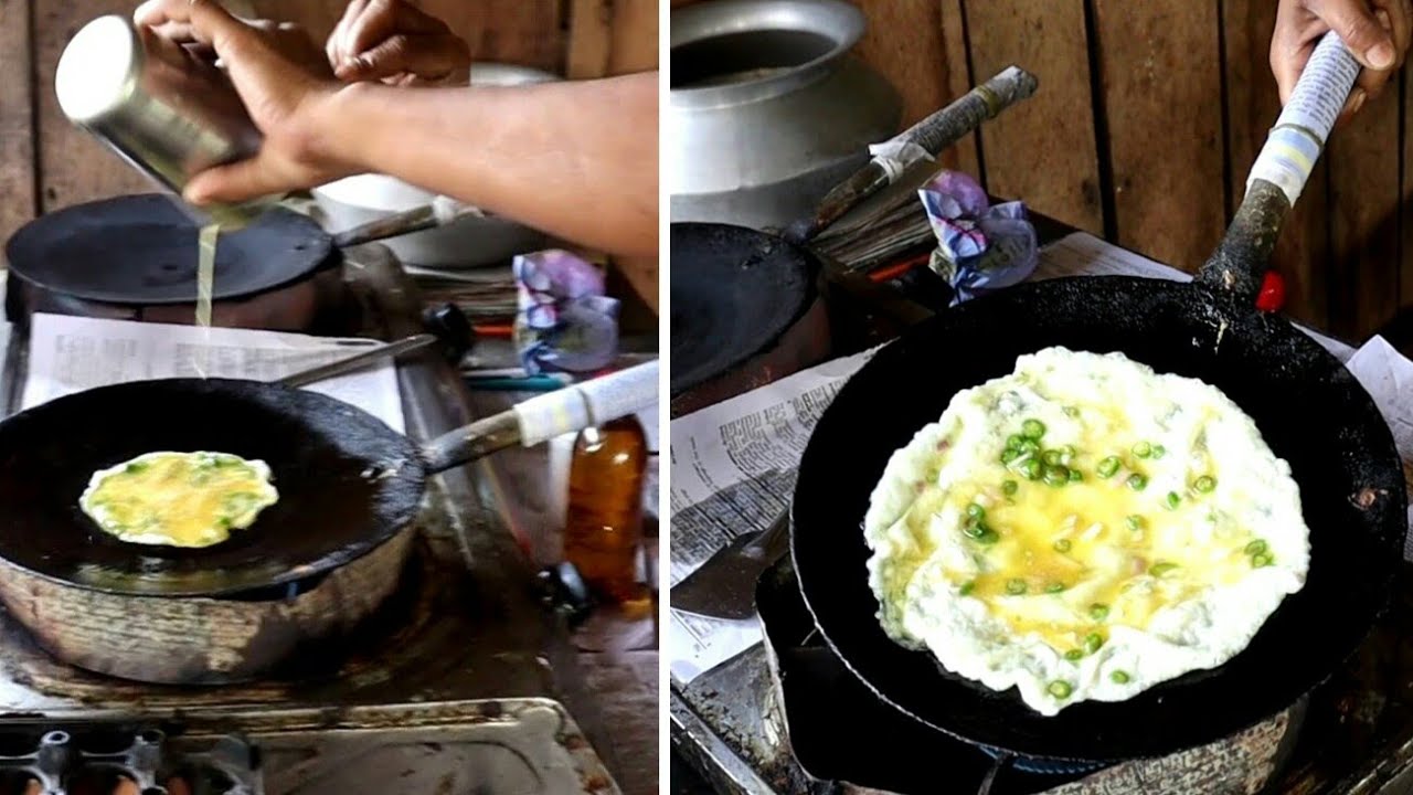 ডিম দিয়ে বন রুটি রেসিপি | Dimer nasta | BD youtube family - YouTube