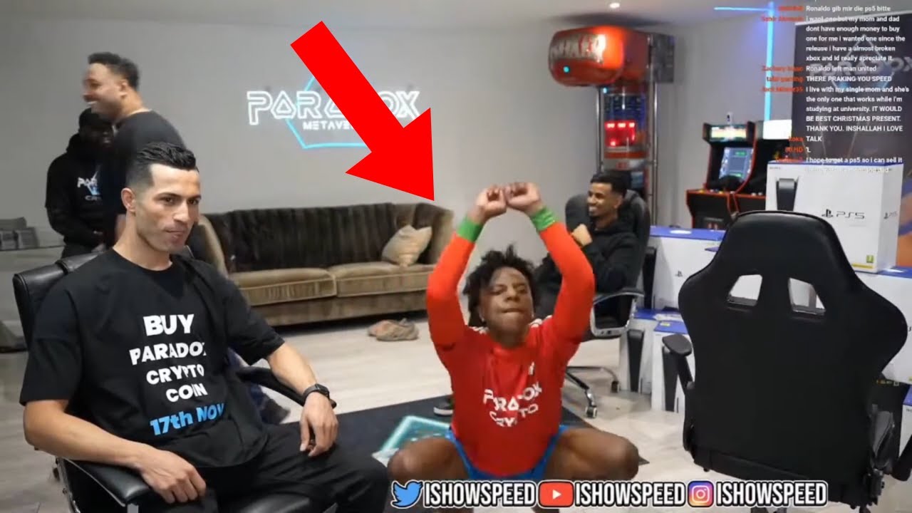 IshowSpeed dancing Shake to ronaldo - YouTube