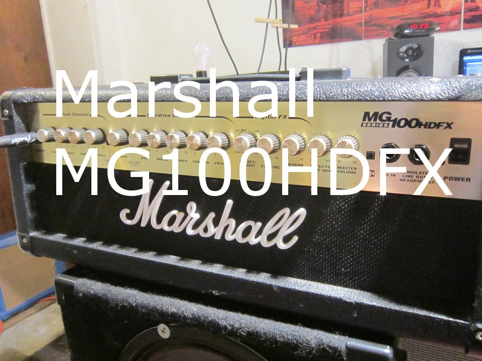Marshall MG100HDFX - YouTube