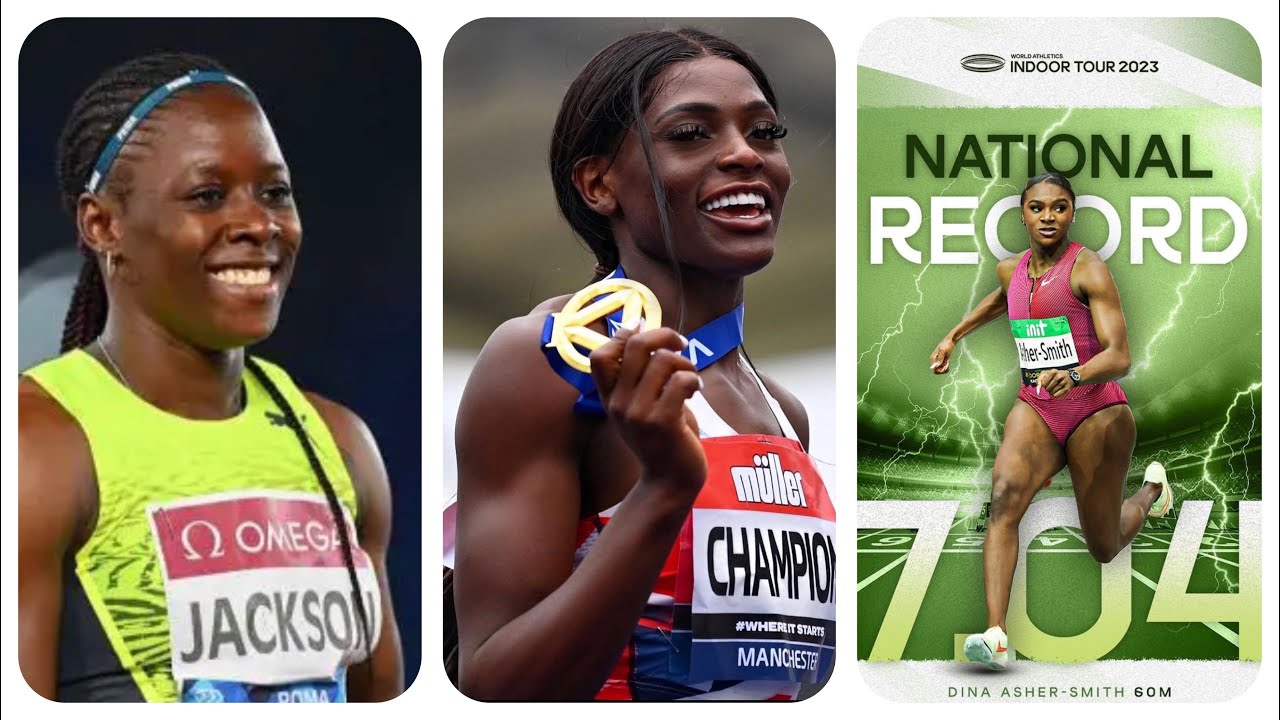 Dena Asher Smith 7.05 defeat Shericka Jackson, Daryl Neita and Destiny ...