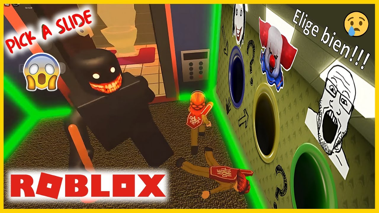 Jugando 😹 PICK A SLIDE en ROBLOX || Elige bien o sino... 😱 - YouTube