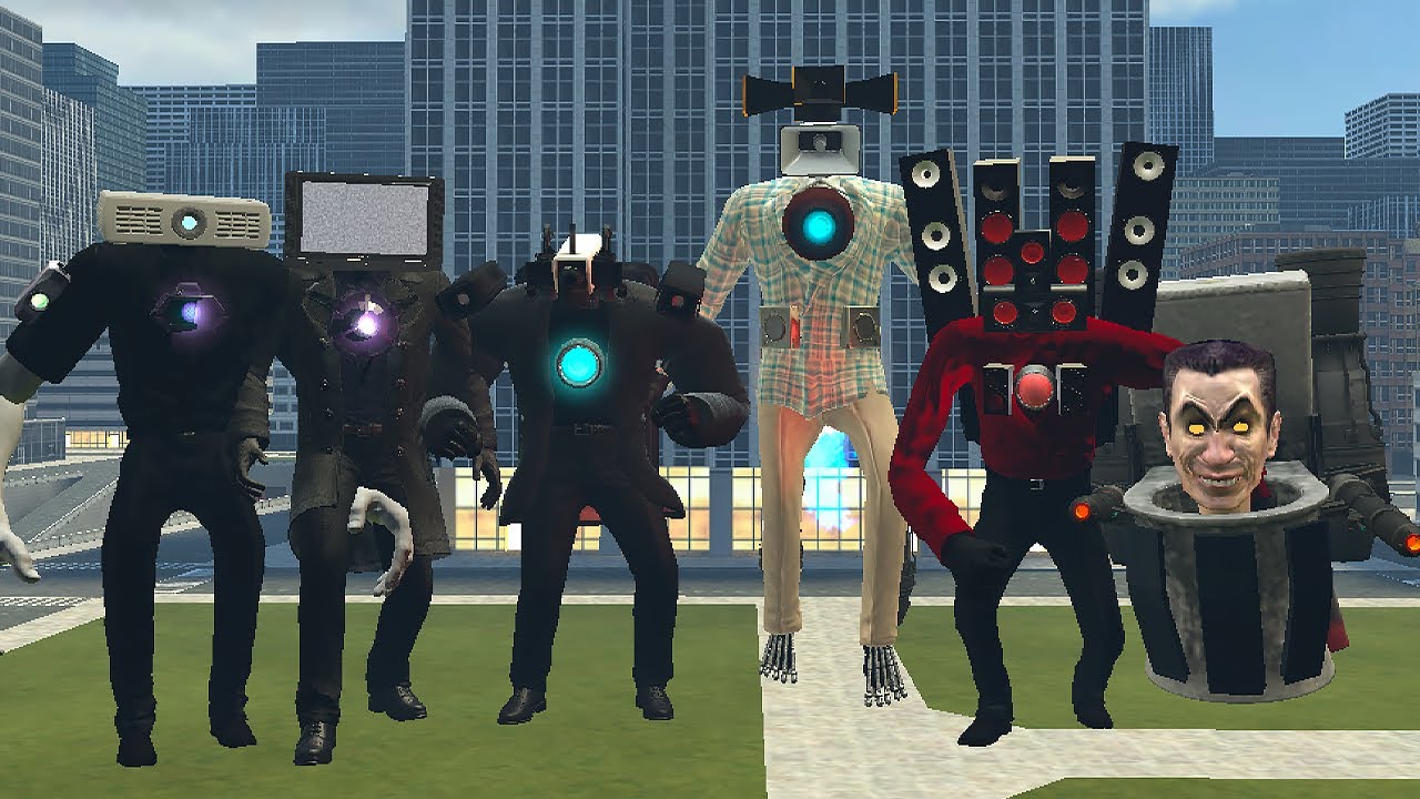 MECHA CAMERA MAN vs MECHA TV MAN vs MECHA SKIBIDI TOILET vs MECHA ...