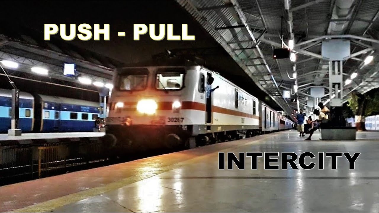 Best Ever Ferocious Acceleration by Push Pull Intercity Express ...