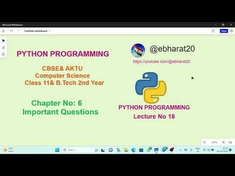 if-else ||important Questions|| Python|| CBSE 11th Class|| B.Tech 2nd Year AKTU|| Lecture No 18 ...