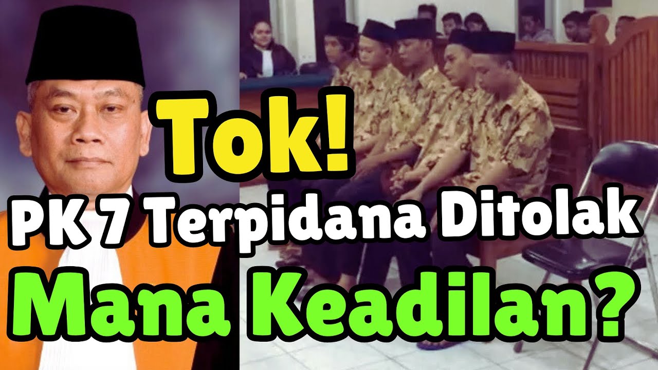 TRAGEDI HUKUM, MA TOLAK PK 7 TERPIDANA VINA CIREBON, MANA KEADILAN BAGI RAKYAT JELATA? - YouTube