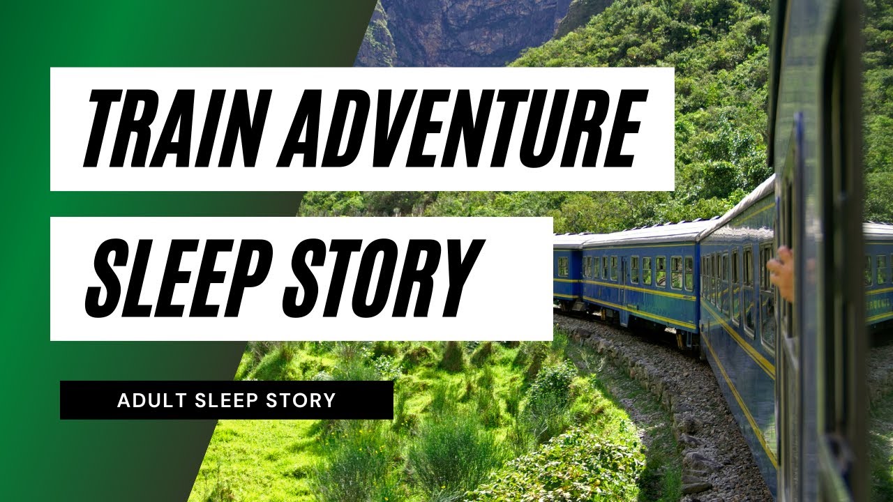 Train Ride Sleep Story | Black Screen for Sleep | Calming Female Voice ...