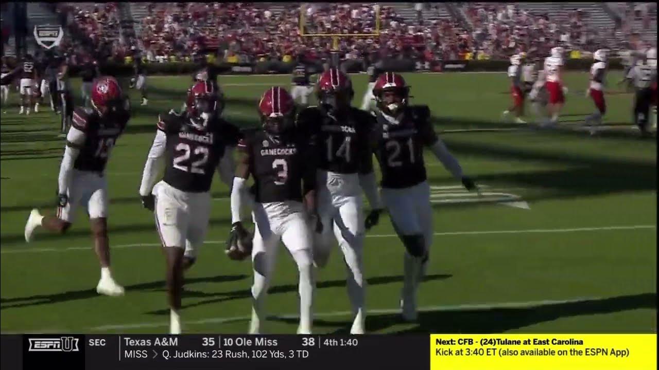 2023 USC vs Jacksonville St - O'Donnell Fortune Interception - YouTube