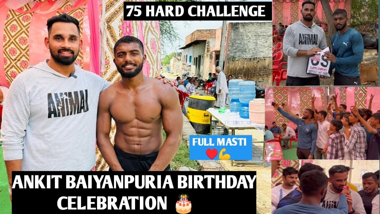 Ankit Baiyanpuria | 75 Hard Challenge | Ankit Baiyanpuria Birthday ...
