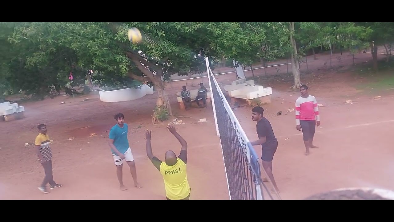 Practice in volleyball PMIST staff and students - YouTube