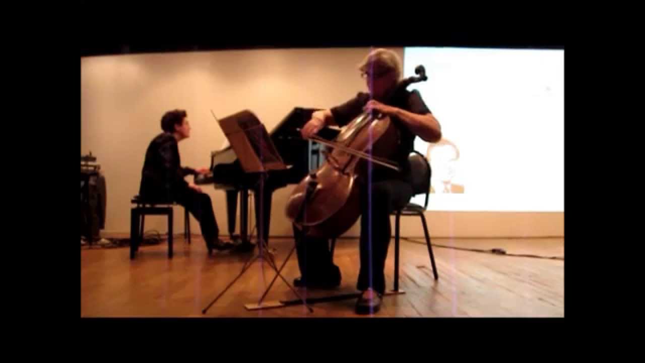 Pierre Even - Sonate pour violoncelle et piano op 28 - Paris 2014 - YouTube