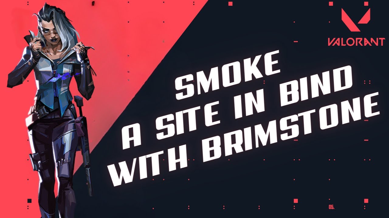 How to Smoke A Site in BIND with Brimstone in Valorant 2024? - YouTube