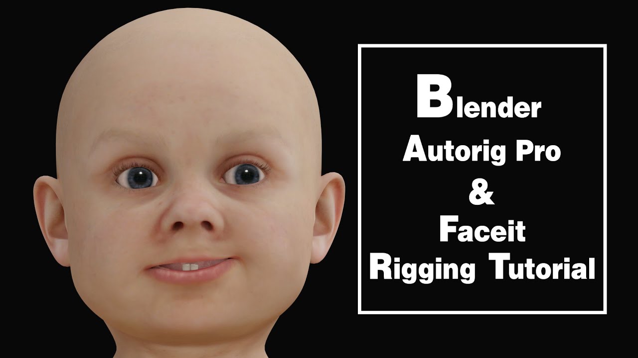 Rigging A Realistic Baby Character In Blender Using Auto Rig Pro And ...