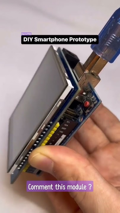 Diy Smartphone Prototype Using Arduino Shorts Arduinoproject Youtube