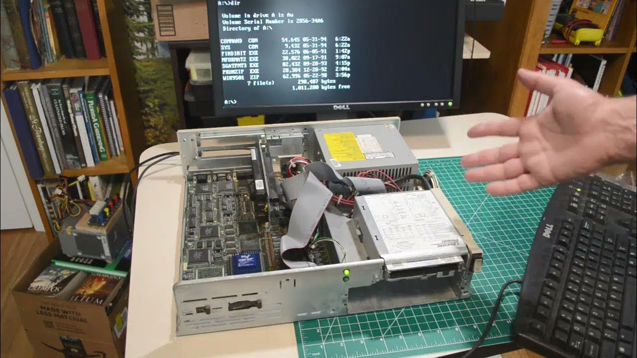 Resurrecting A 486 DX2 66 Computer Headed For Scrapping Part 2 - YouTube