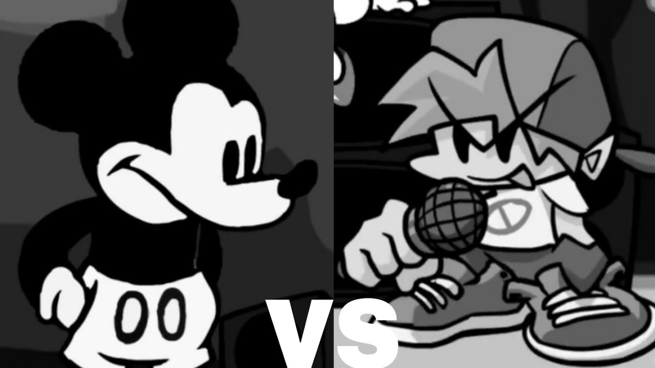 Friday night funkin vs suicide mouse mod : mickey mouse vs boyfriend ...