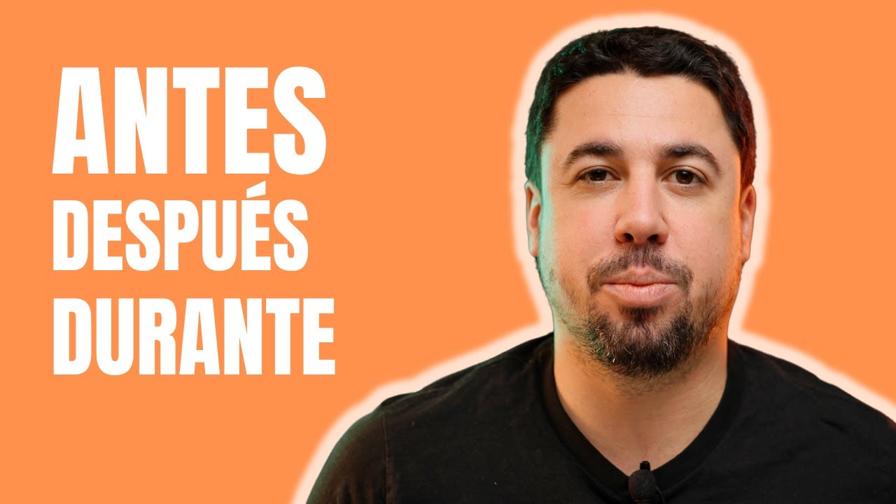 Spanish for beginners: Antes, después, and durante - YouTube