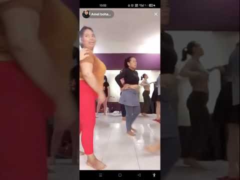 Amel bohay  sedang senam apa kok gini ya ‼️