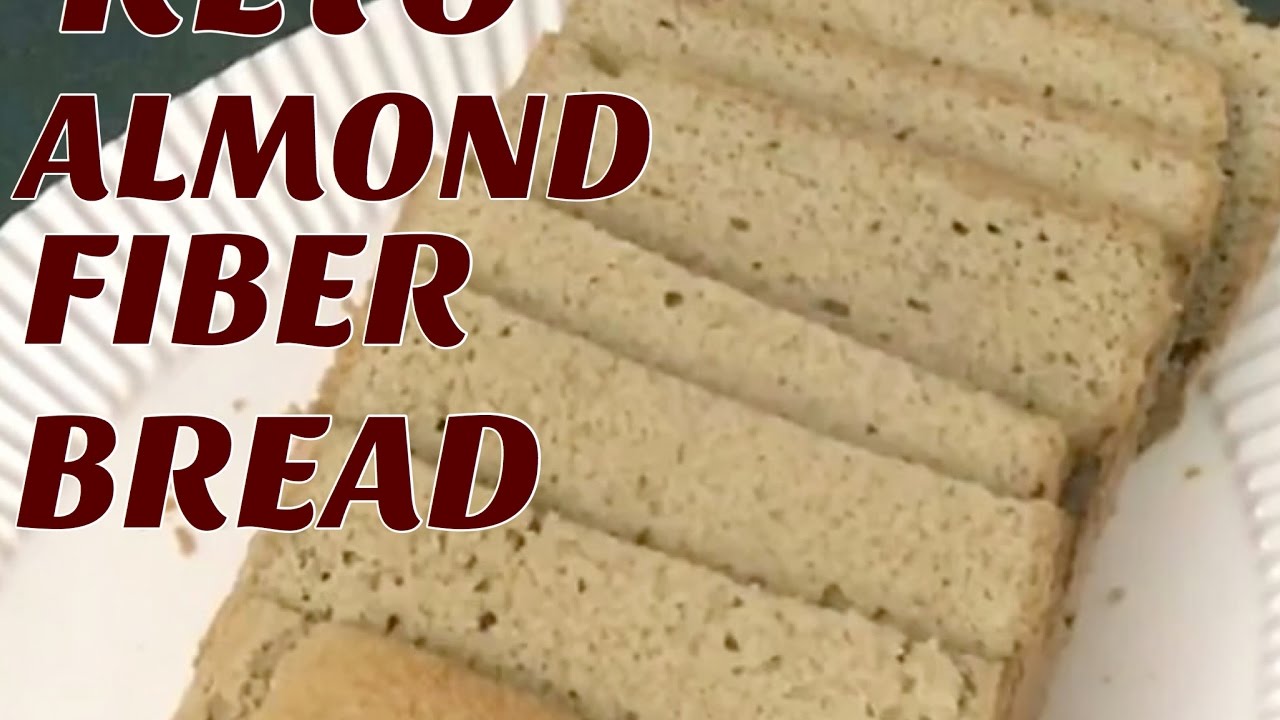 KETO//ALMOND FIBER BREAD//LOW CARB - YouTube
