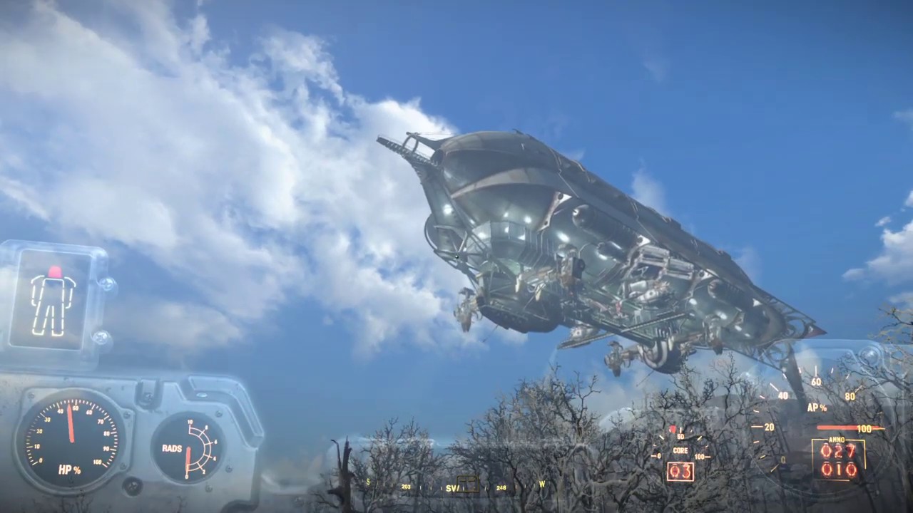 Fallout 4 - The Prydwen Arrival (Midday) - YouTube