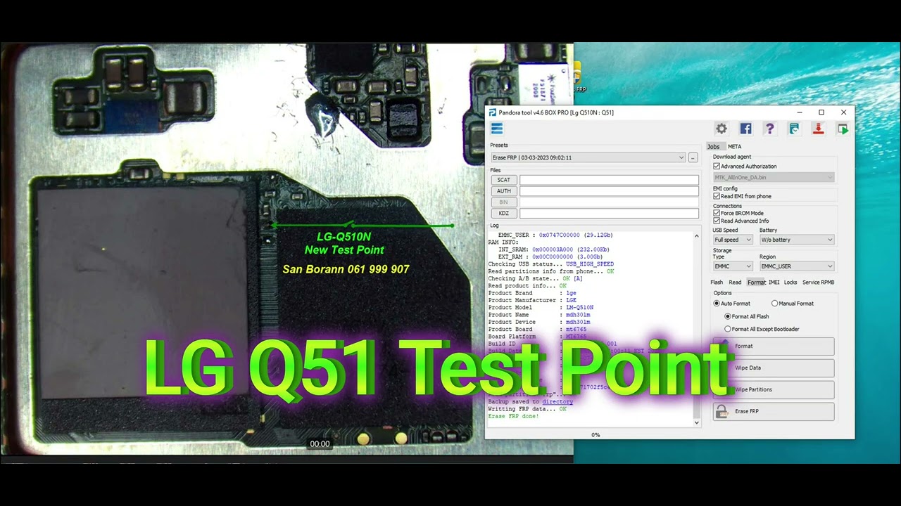 LG Q510N (Q51) New Test Point - YouTube