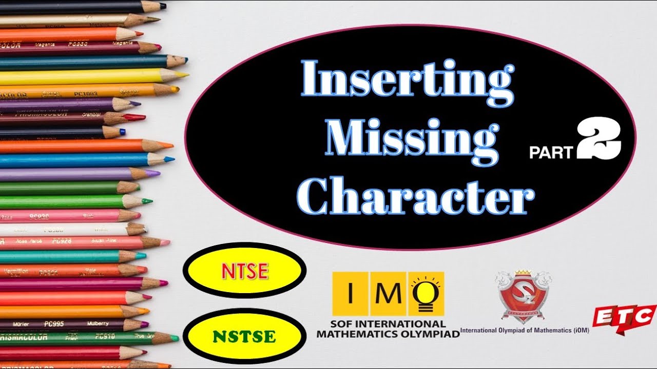 Inserting Missing Number | PART- 2 - YouTube