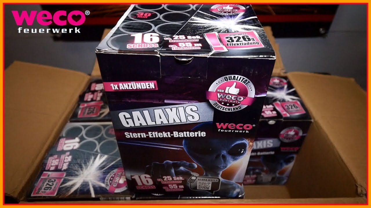 Weco Galaxis 👽 | GreatFireworks - YouTube