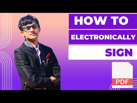 How to add eSign in PDF Document| Free option to Sign PDF - YouTube