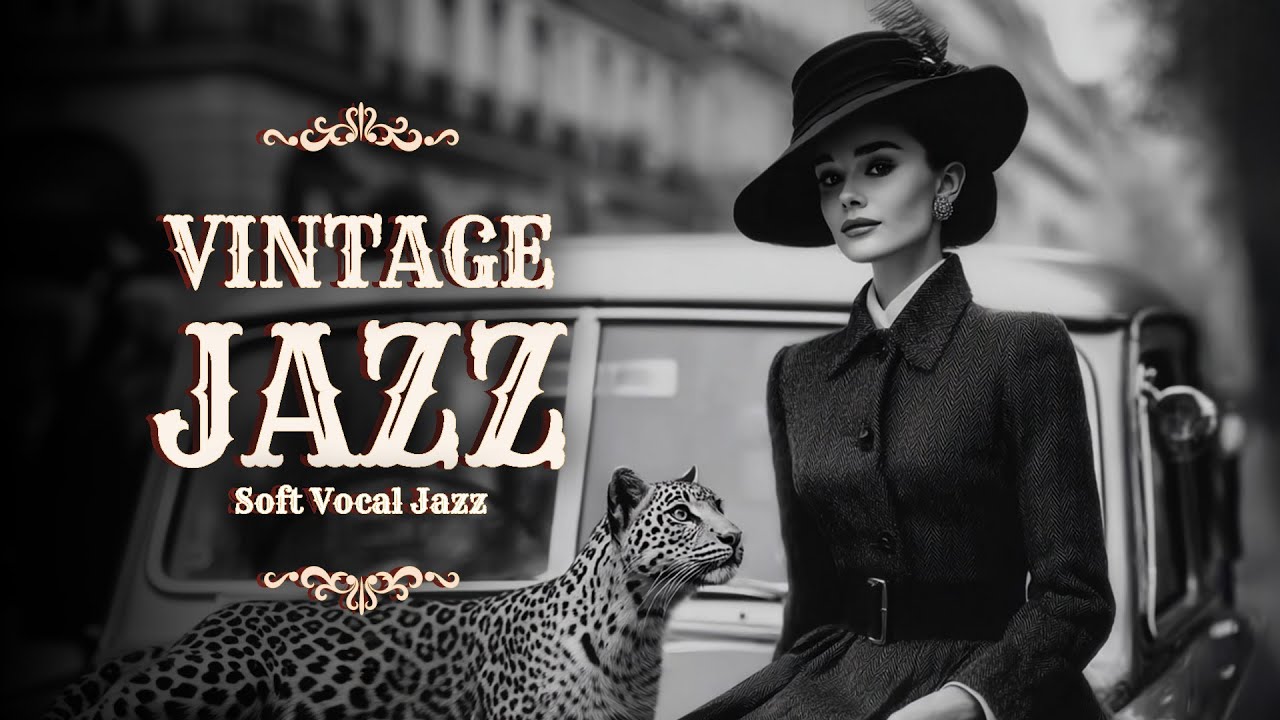 Vintage Jazz with a Legendary Diva in 1950s Jazz Club. Soft Vocal Jazz ...