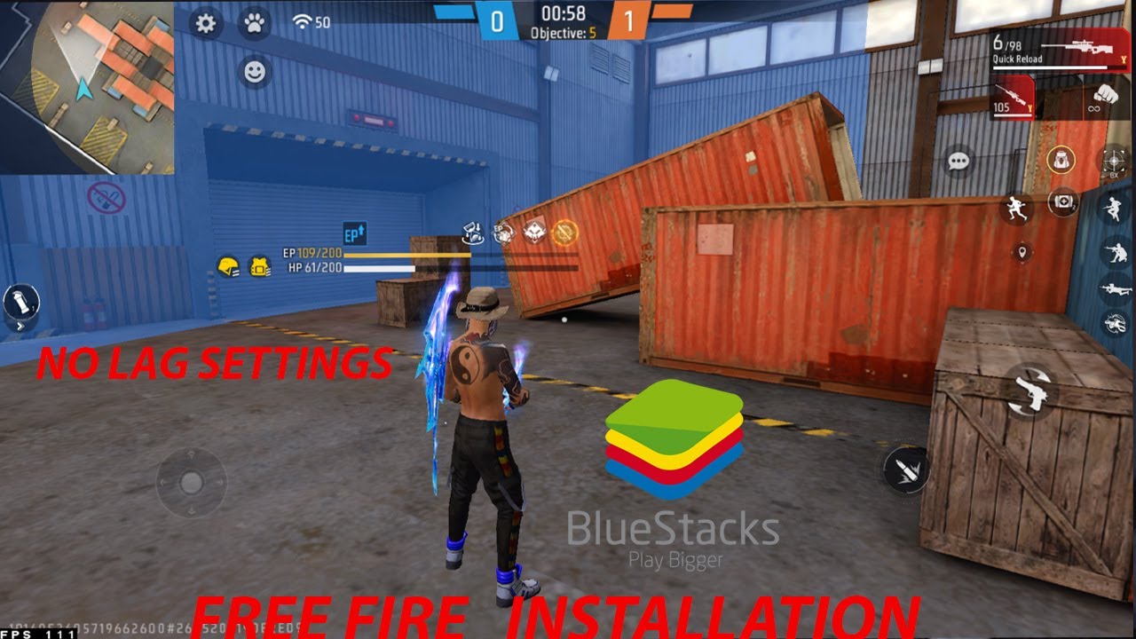 HOW TO INSTALL FREE FIRE IN PC USING BLUESTACKS | NO LAG SETTINGS # ...