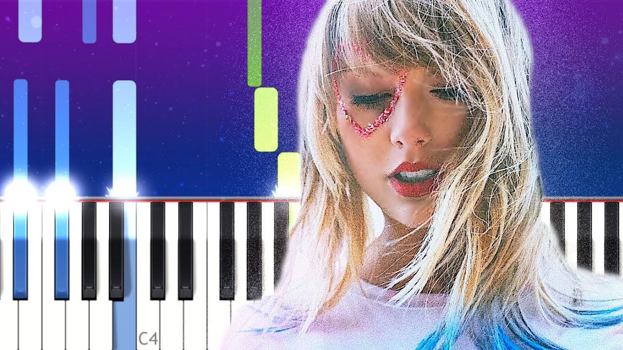 Taylor Swift - Death By A Thousand Cuts (Piano tutorial) - YouTube