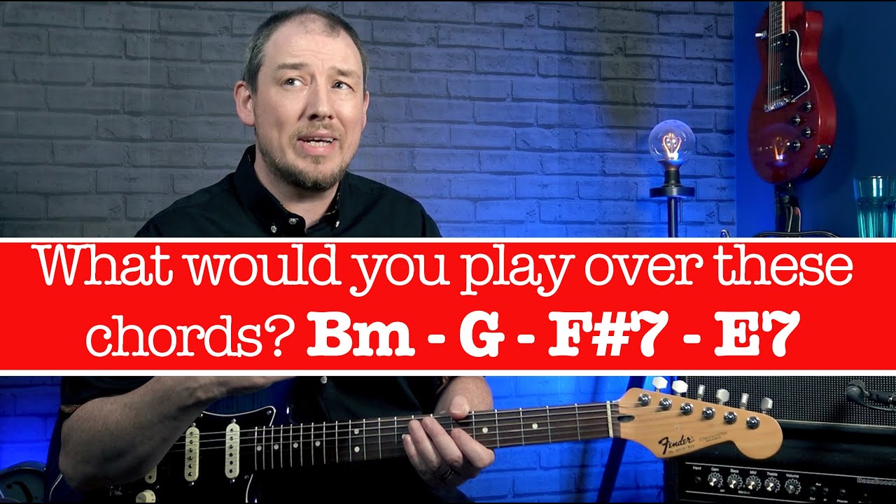 3 ways to approach an unusual minor blues chord progression - YouTube