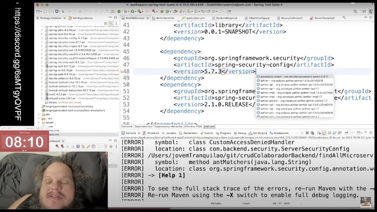 Programando Um Sistema Em Java Spring Security No Microservice Spring Boot Ao Vivo Live