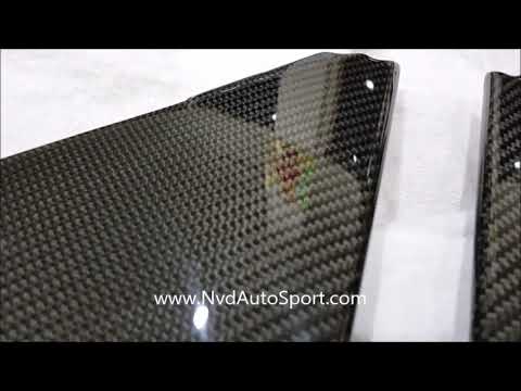 Mini R56 R57 R58 R59 Carbon fiber center console side panels - YouTube