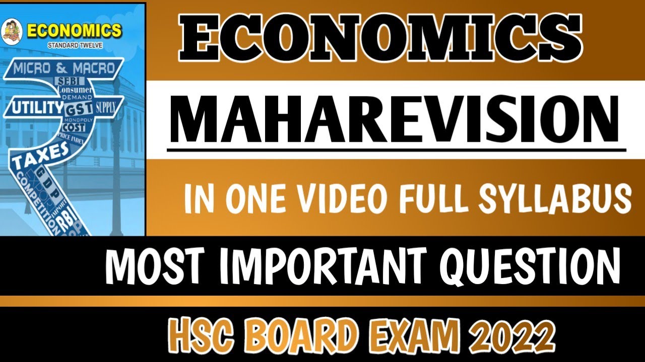 Economic Important Question|HSC Board 2022|Important Distinguished ...
